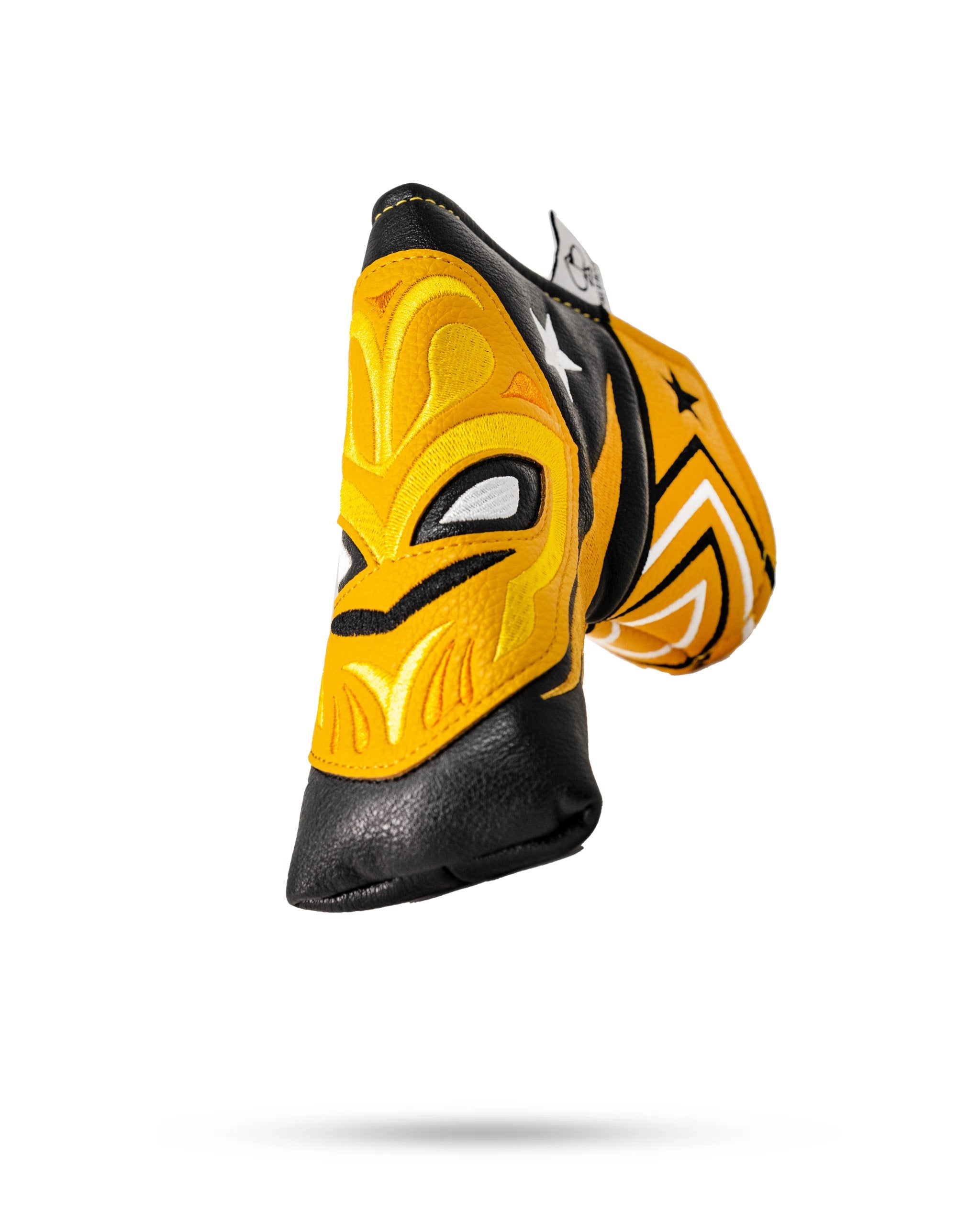Lucha Libre Mask - Blade Putter Cover - Black Square Golf