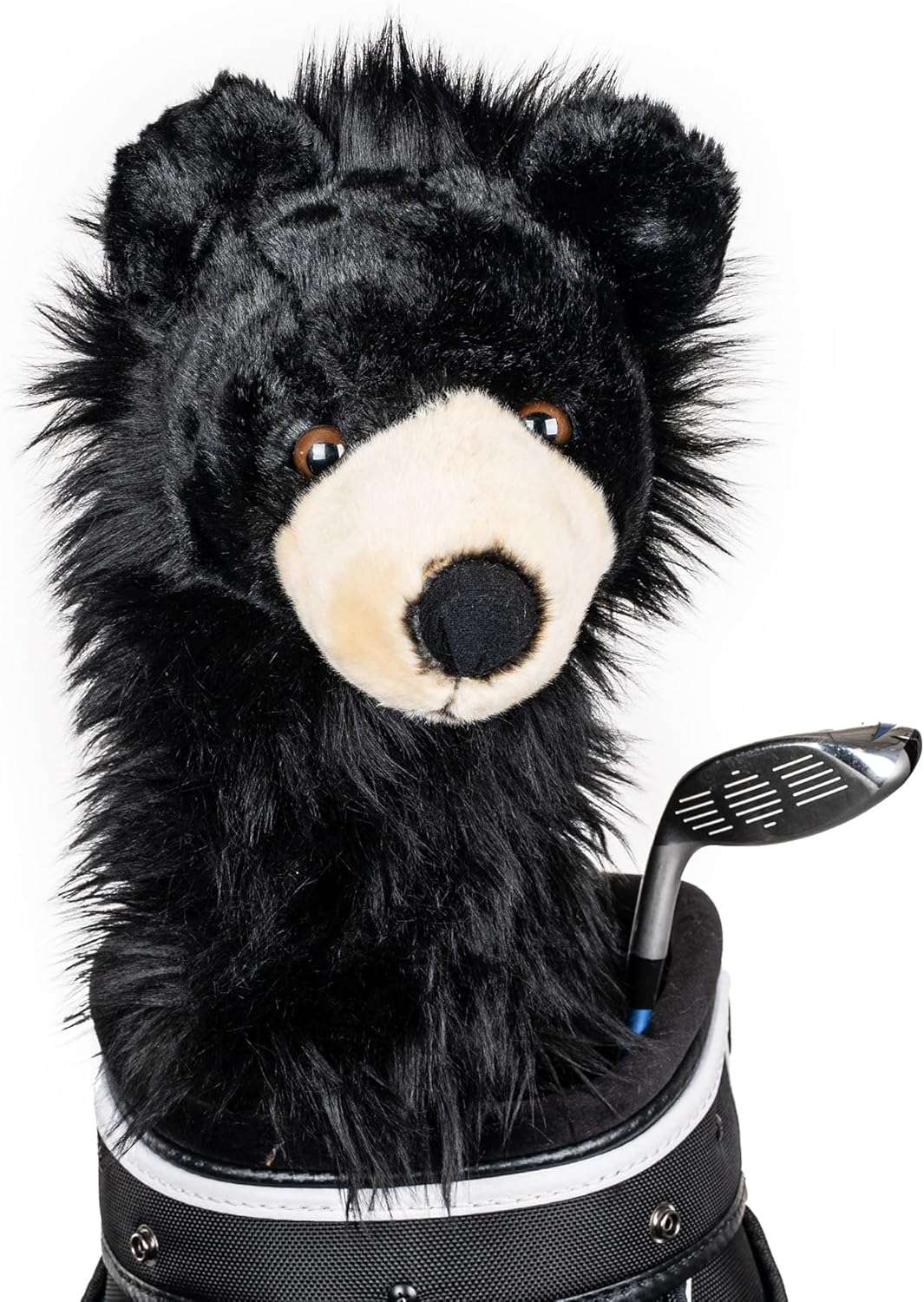 Daphne's Headcovers Black Bear Driver Headcover - Black Square Golf