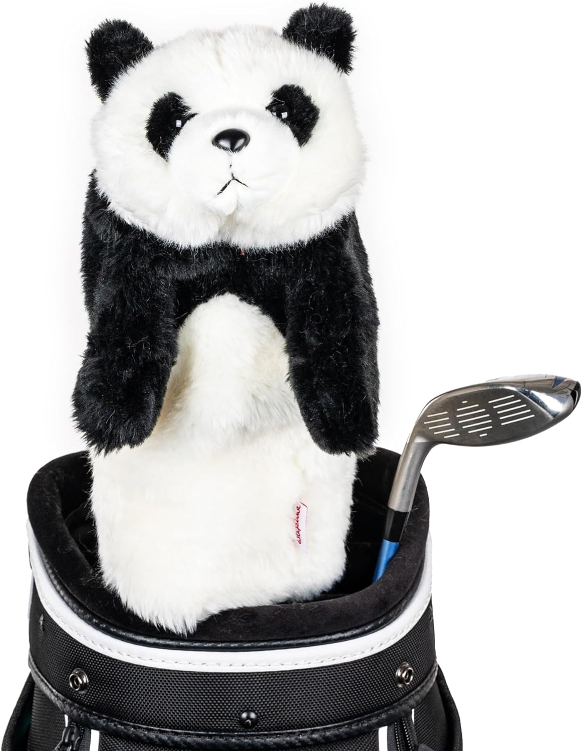 Daphne's Headcovers Panda Driver Headcover - Black Square Golf