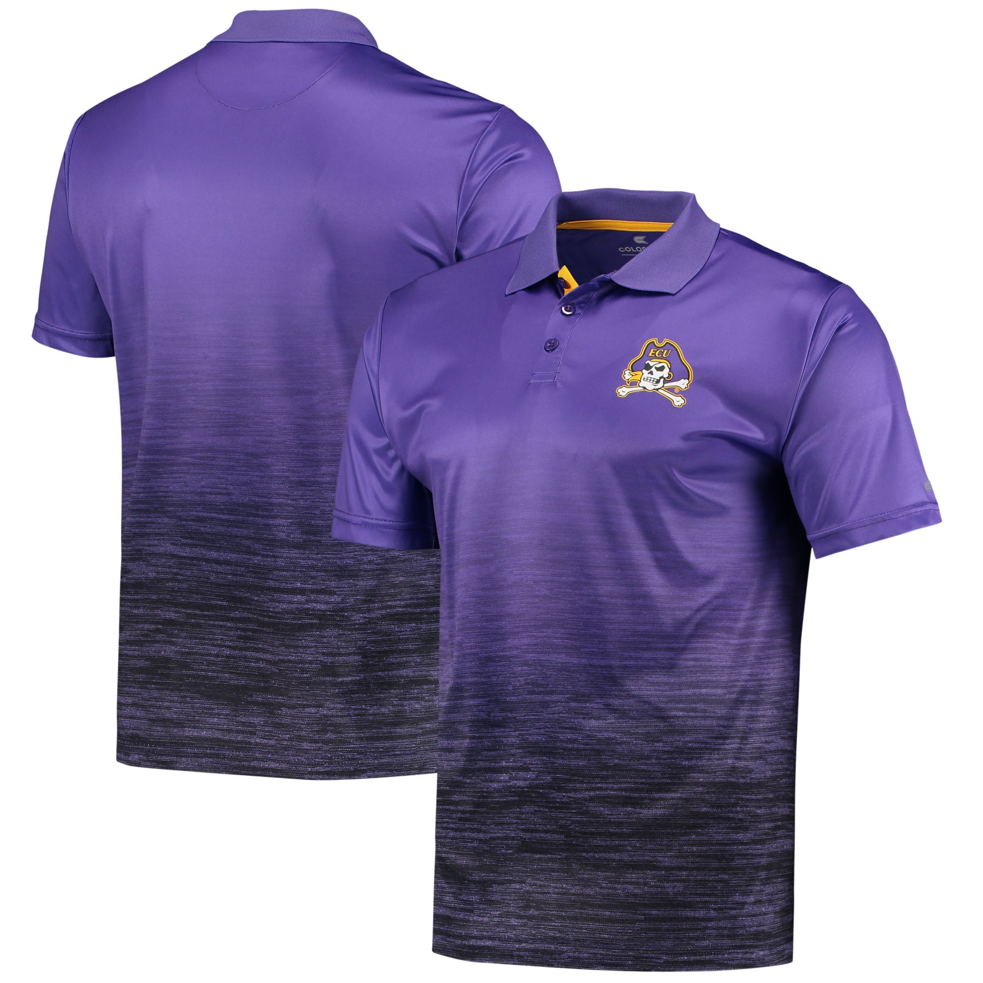 ECU Golf Shirts and Polos - Black Square Golf