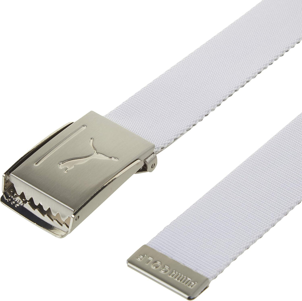 PUMA Golf Men's Reversible Web Belt (One Size) - Black Square Golf