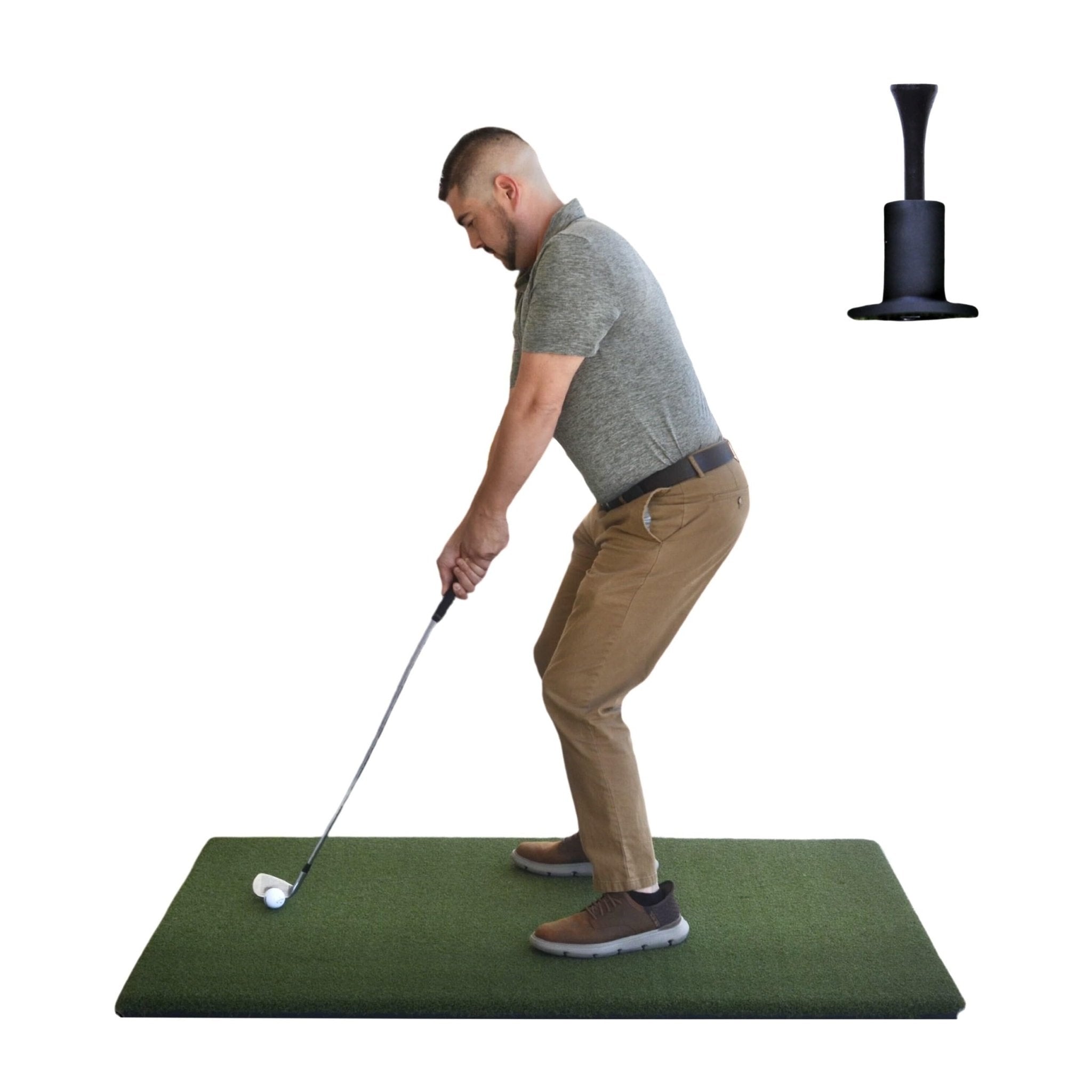 Real Feel Golf Mats The Original Country Club Elite 3'x5' – Black ...