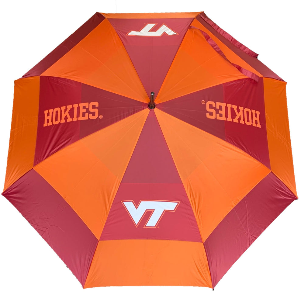 Team Golf Virginia Tech Golf Umbrella - Black Square Golf